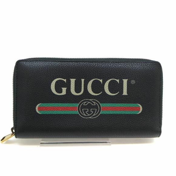 Gucci | Bags | Gucci Leather Zip Wallet Black | Poshmark